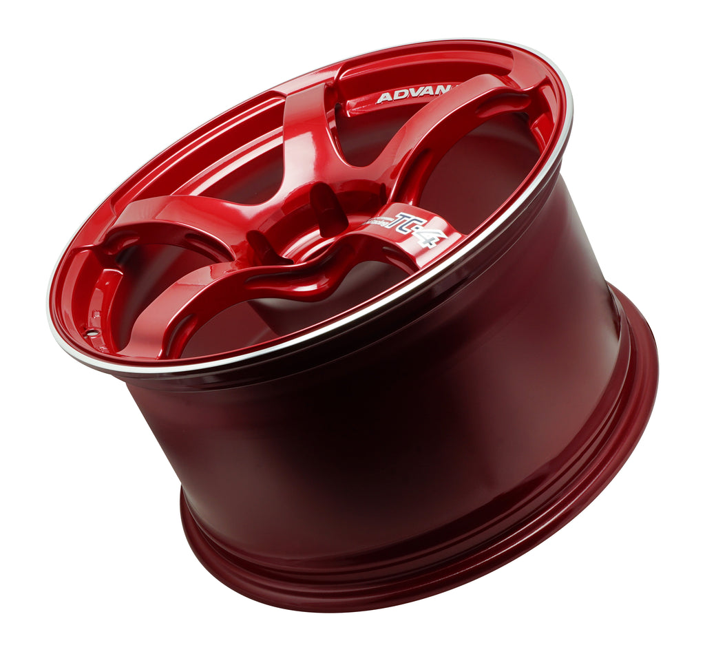 Advan TC-4 - 18x9.5 / +38 / 5x120 - Racing Candy Red *Set of 4 ...