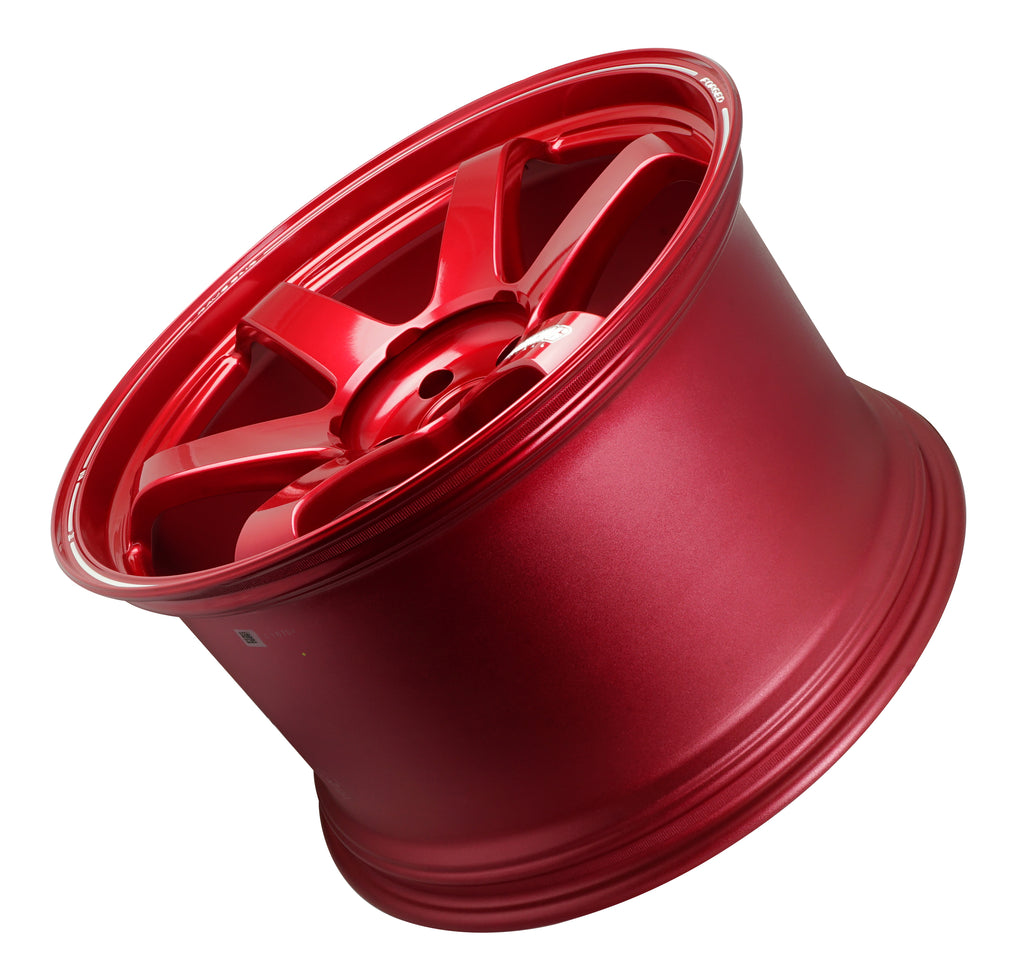 Volk Racing TE37 Ultra M-Spec - 19x10 / +30 / 5x114.3 - Red (Tesla Mod ...