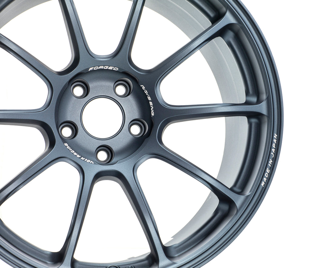 Volk Racing ZE40 - 18x10 / +24 / 5x120 - Matte Blue Gunmetal (BMW E46 ...