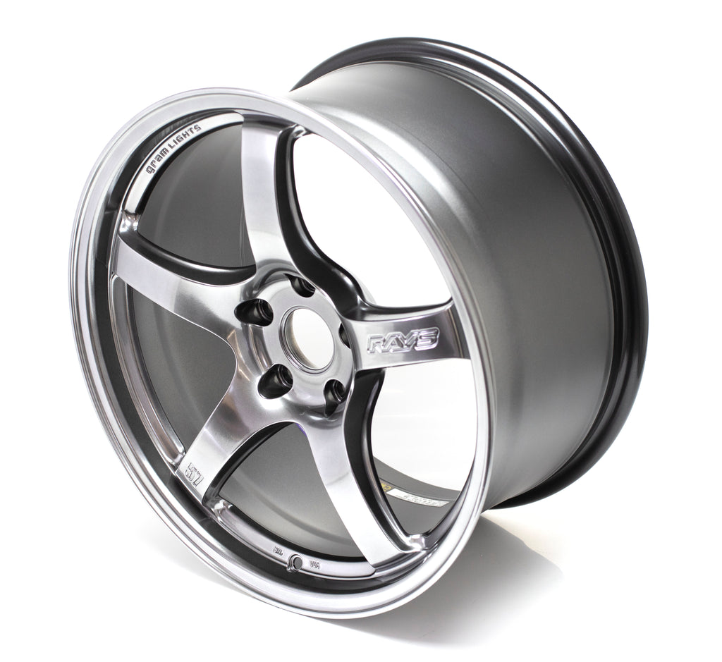 Gramlights 57CR - 18x9.5 / +38 / 5x100 - Grace Silver *Set of 4 ...