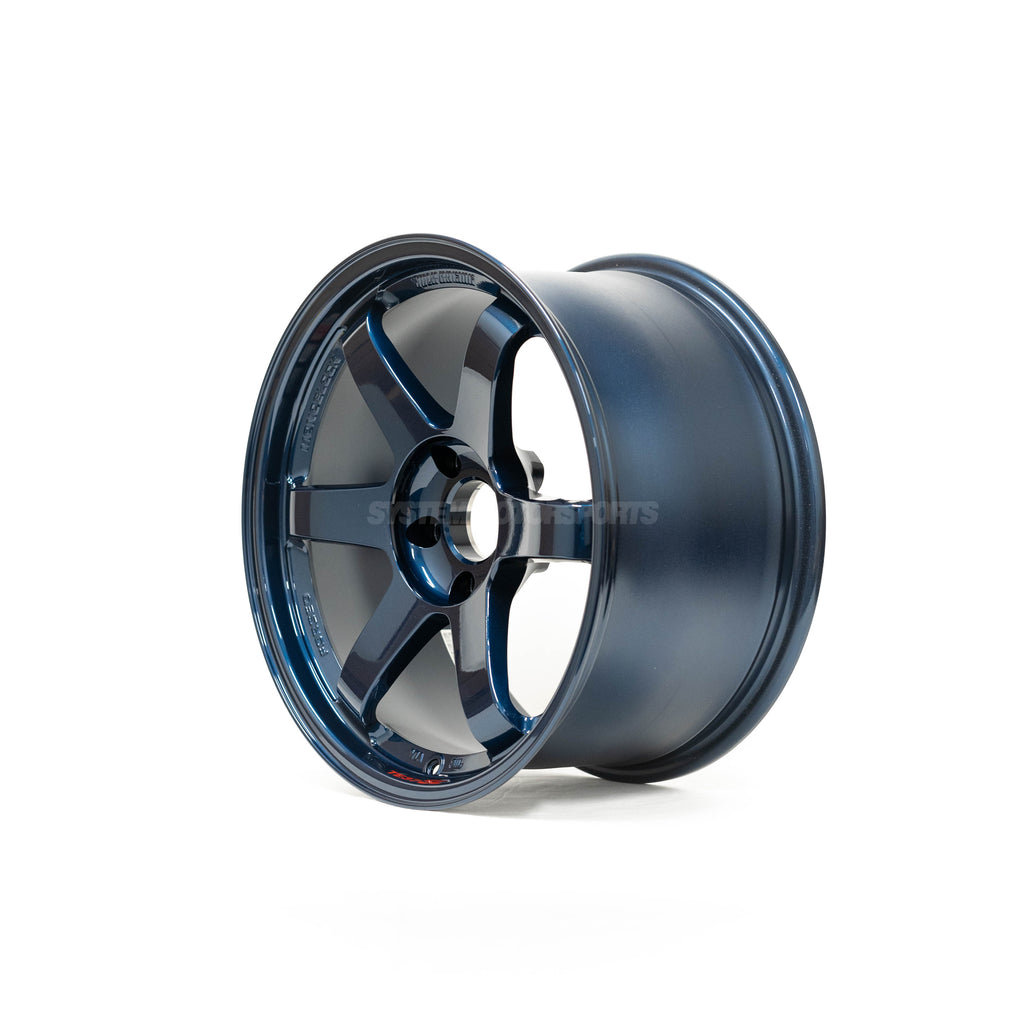 Volk Racing TE37SL - 18x10.5 / +15 / 5x114.3 - Mag Blue *Set of 4 ...