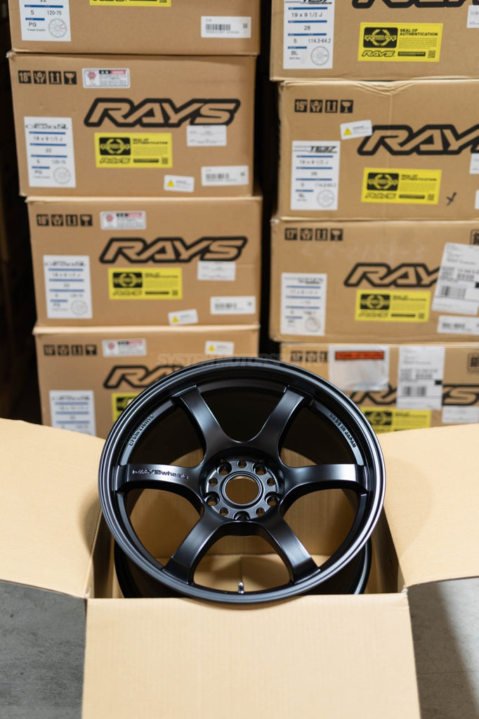 Gram Lights 57DR - 18x9.5 / +38 / 5x120 - Semigloss Black *Set of 4 ...