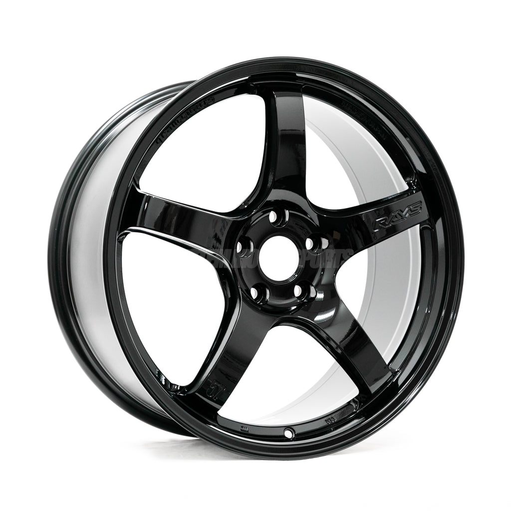 Gram Lights 57CR - 18x9.5 / +38 / 5x120 - Gloss Black *Set of 4 ...