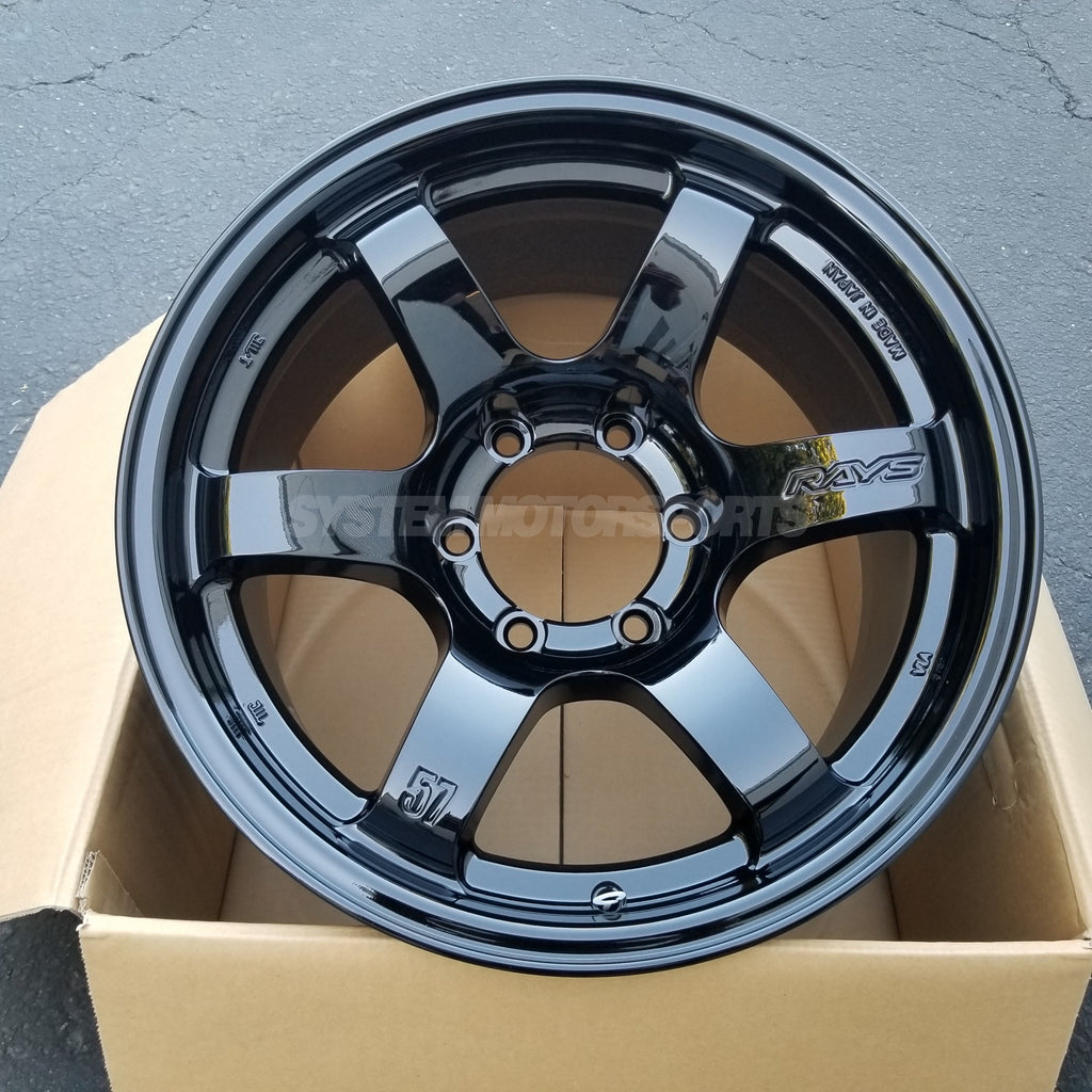 Gram Lights 57DR-X - 17x8.5 / -10 / 6x139.7 - Gloss Black (Tacoma/4Run ...
