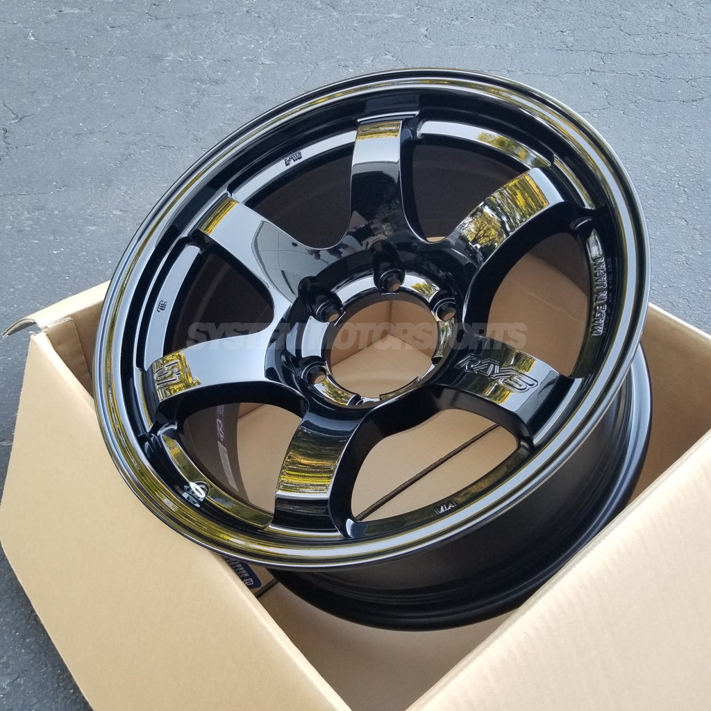 Gram Lights 57DR-X - 17x8.5 / -10 / 6x139.7 - Gloss Black (Tacoma/4Run ...