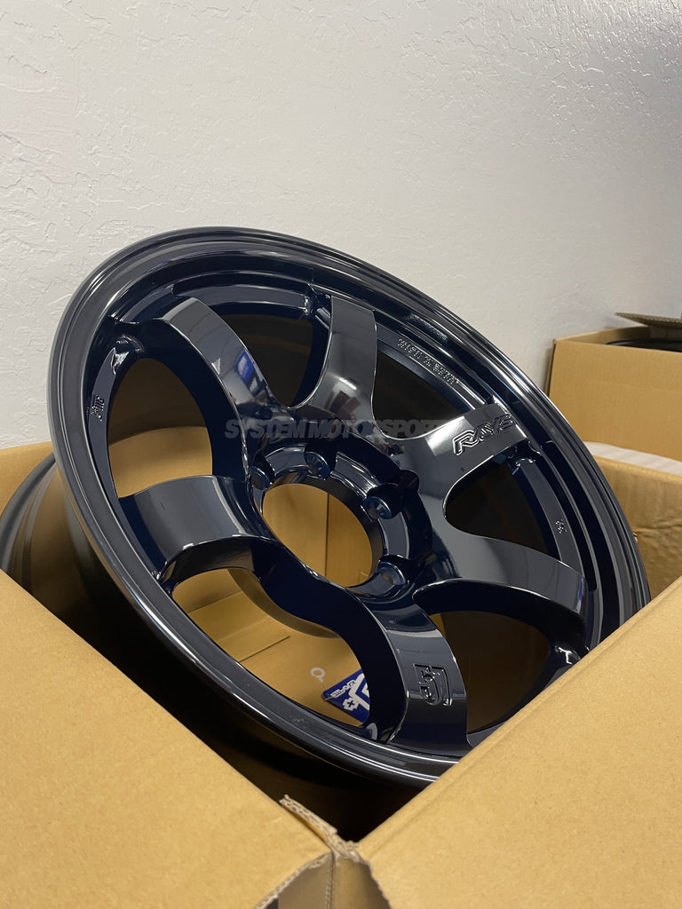 Gram Lights 57DR-X - 17x8.5 / -10 / 6x139.7 - Dark Blue Chrome (Tacoma ...