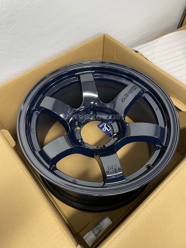 Gram Lights 57DR-X - 17x8.5 / -10 / 6x139.7 - Dark Blue Chrome (Tacoma ...