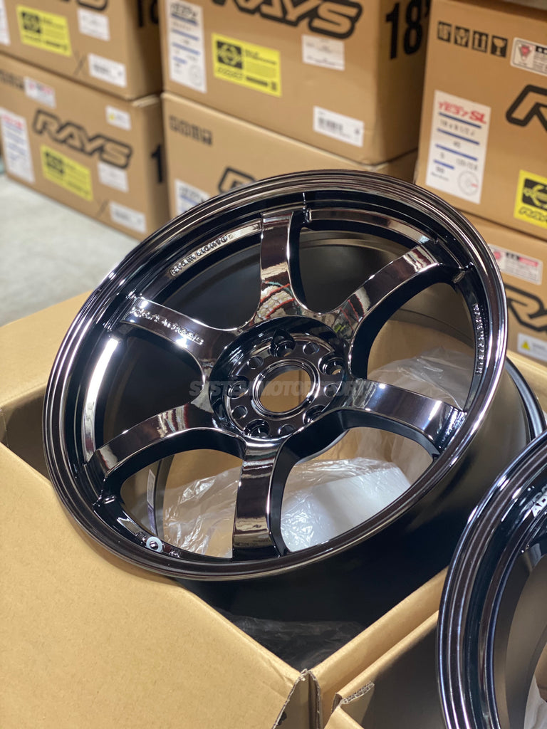 Gram Lights 57DR Limited RBC - 18x9.5 / +38 / 5x100 - Rays Black Metal ...