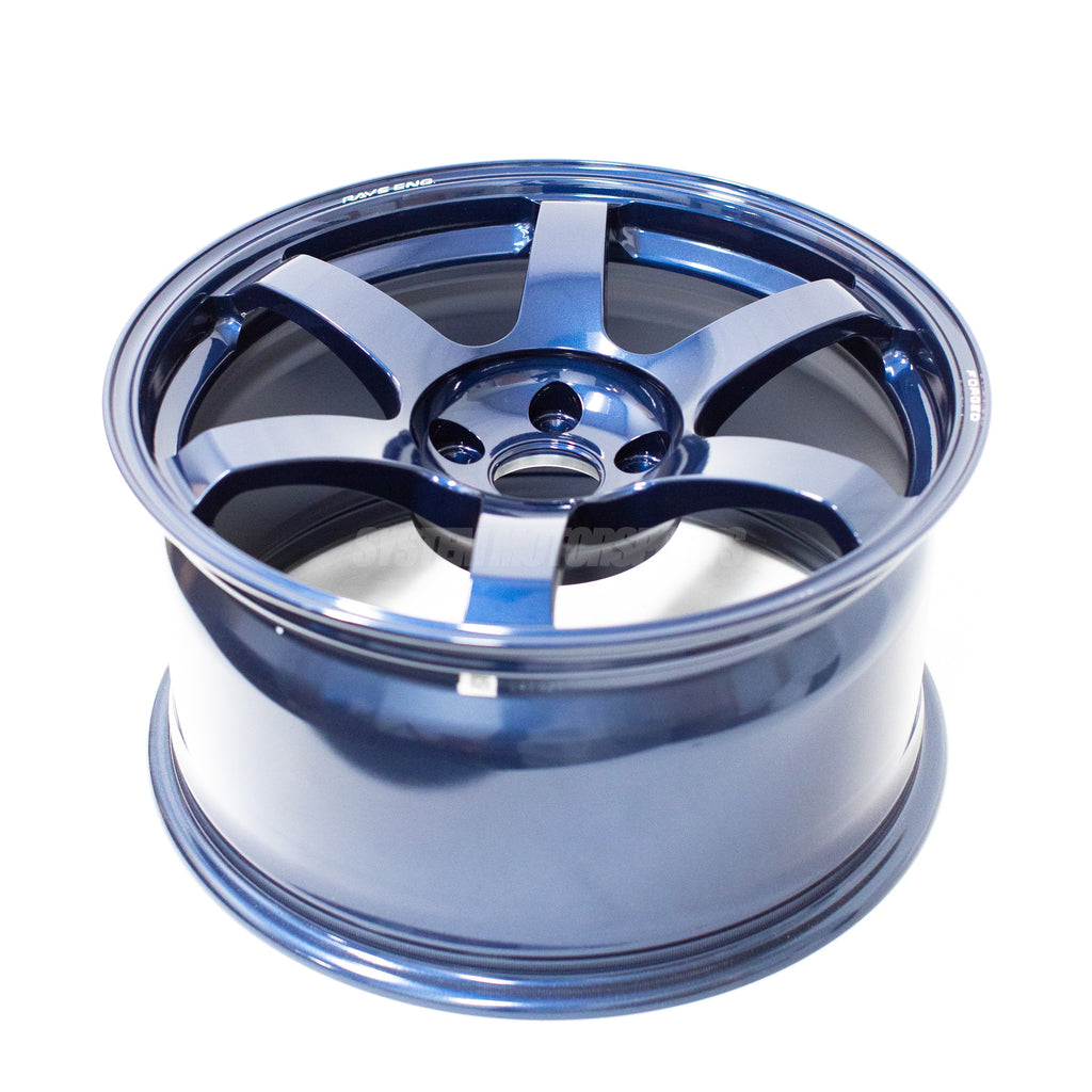 Volk Racing TE37 Saga SL - 18x9.5 / +35 / 5x114.3 - Mag Blue *Set of 4 ...