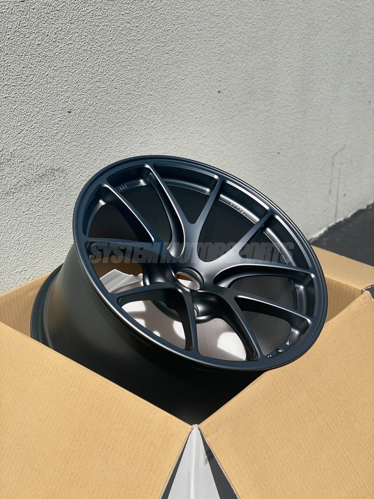 BBS RI-A - 18x9.5 +23 / 18x10.5 +25 / 5x120 - Matte Graphite (E46 M3 / – System Motorsports