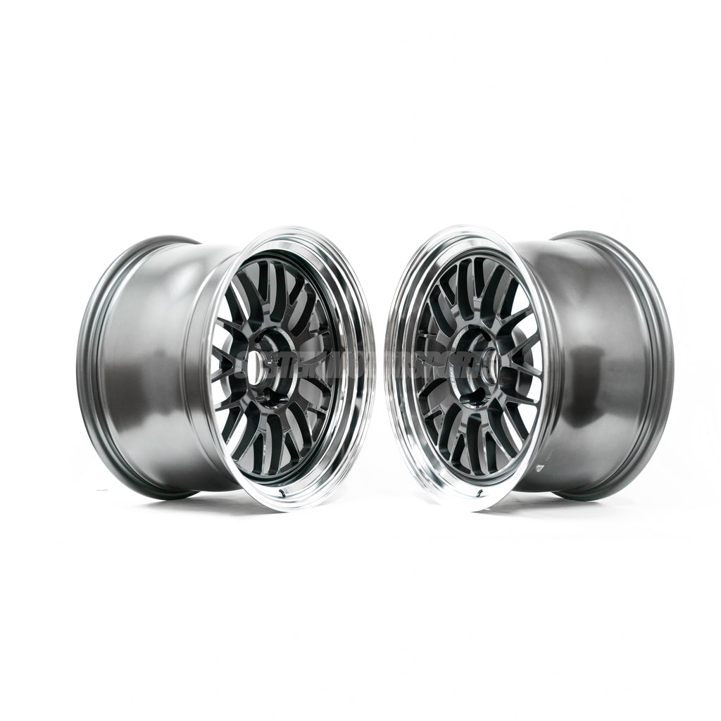 Volk Racing 21A - 18x9.5 +22 / 18x10.5 +22 / 5x120 - Dark Gunmetal/Rim ...