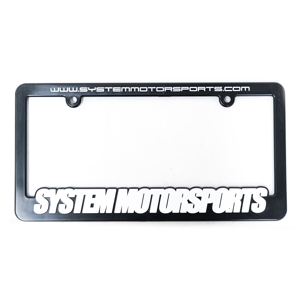 System Motorsports License Plate Frame - v2 Edition