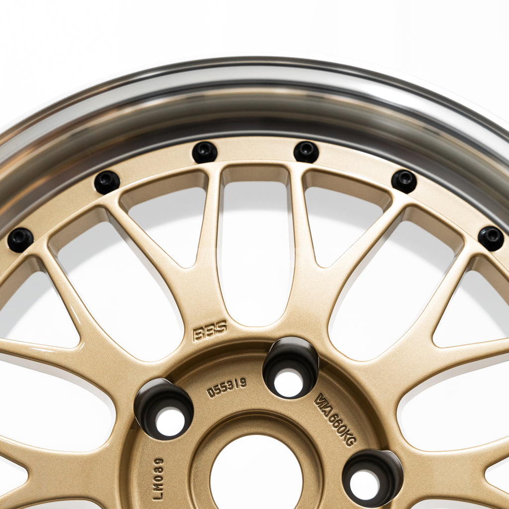 BBS LM - 17x8 / +40 / 5x120 - Gold w/ Diamond Cut Rim (E36 M3 Fitment ...