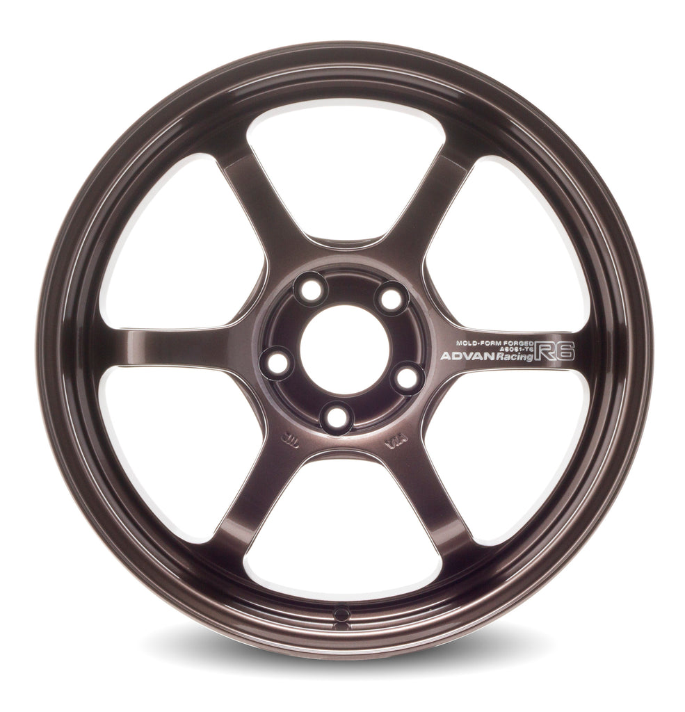 Advan Racing R6 - 18x9.5 / +38 / 5x114.3 - Racing Copper Bronze *Set o ...