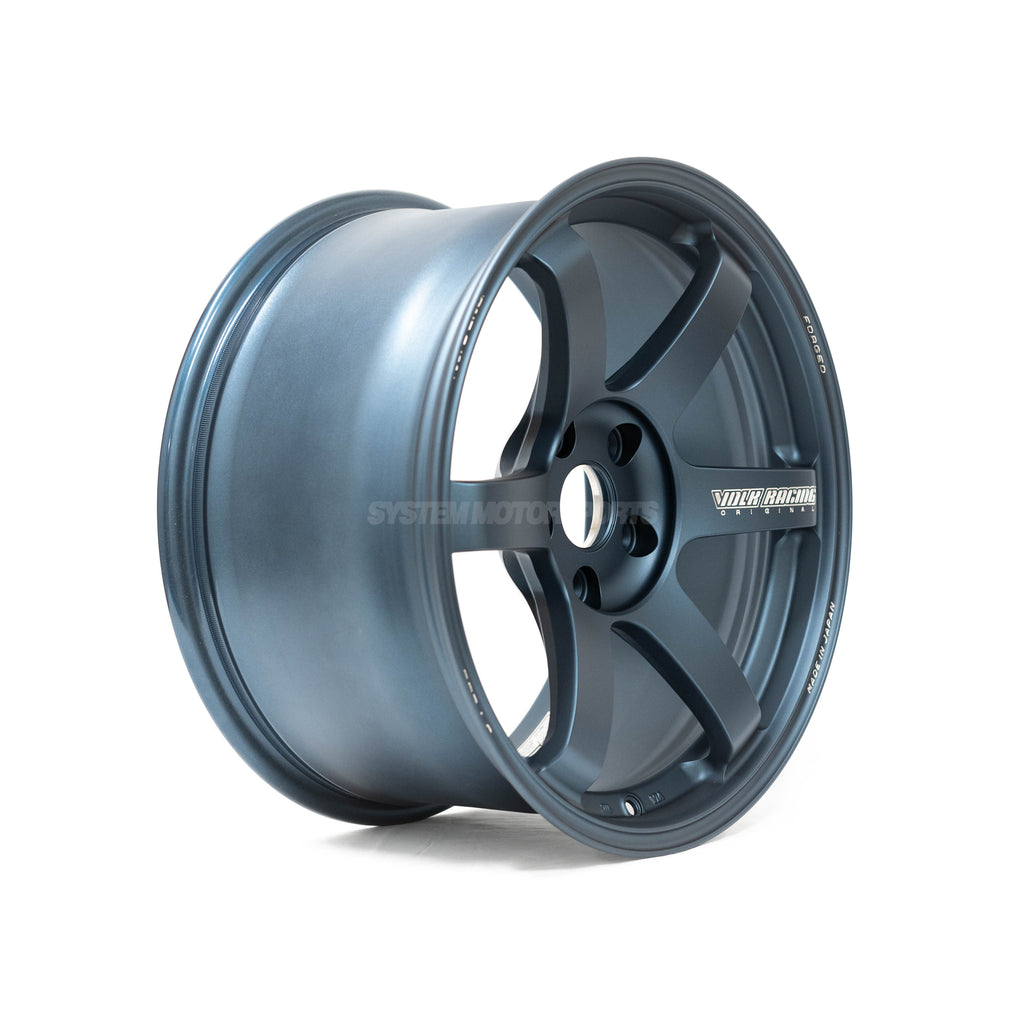 Volk Racing TE37 Saga S-Plus - 18x10 / +34 / 5x120 - Matte Blue Gunmet ...