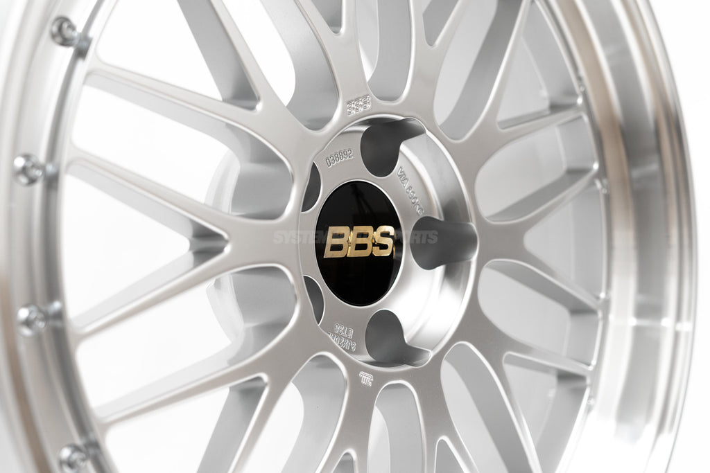 BBS LM - 20x9.5 / 5x114.3 - Diamond Silver w/ Diamond Cut Rim (Tesla M ...