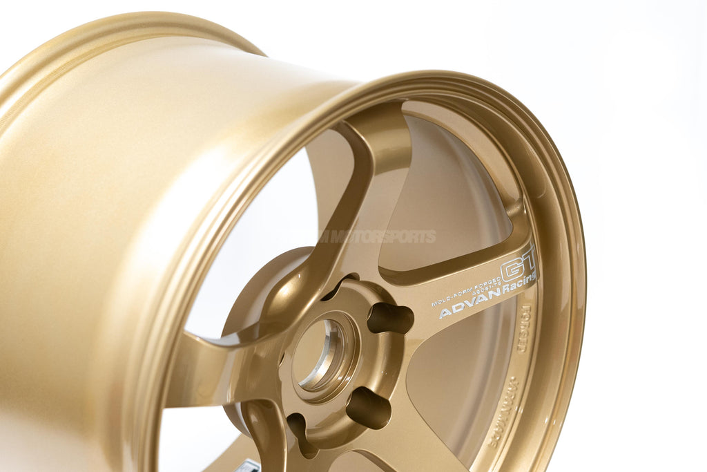 Advan Racing GT for Porsche - 18x9 / 18x12 / 5x130 - Racing Gold Metal ...