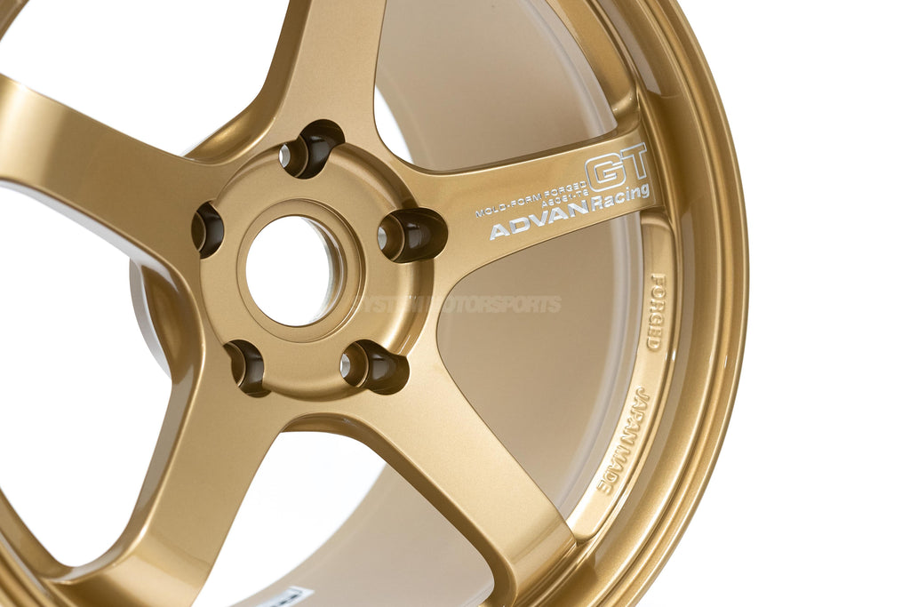 Advan Racing GT for Porsche - 18x9 / 18x12 / 5x130 - Racing Gold Metal ...