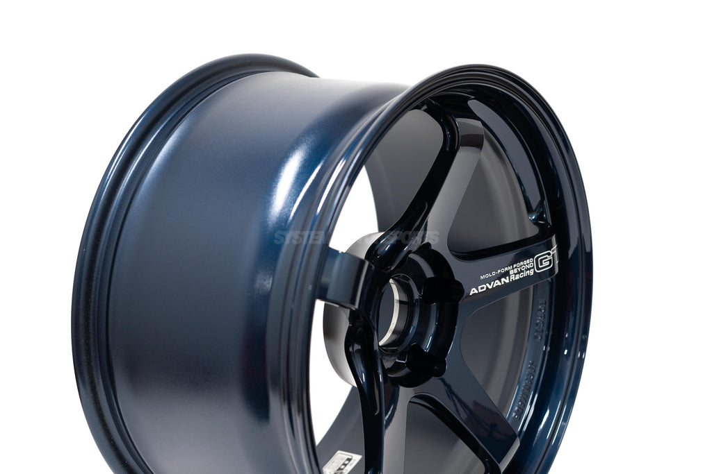 Advan GT Beyond - 18x10 / +25 / 5x120 - Titanium Blue (BMW E46 / E9x M ...