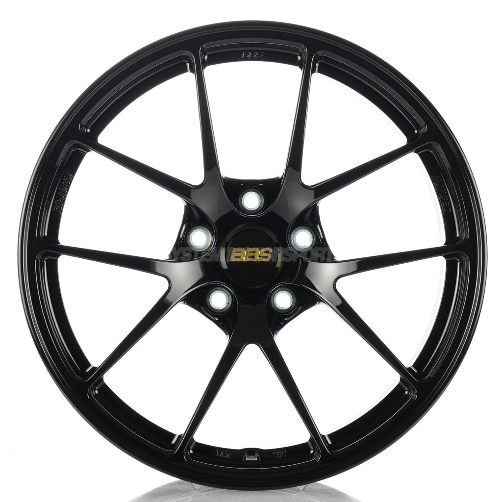 BBS RI-A - 18x9.5 +23 / 18x10.5 +22 / 5x120 - Gloss Black (E46 M3 / E9 – System Motorsports