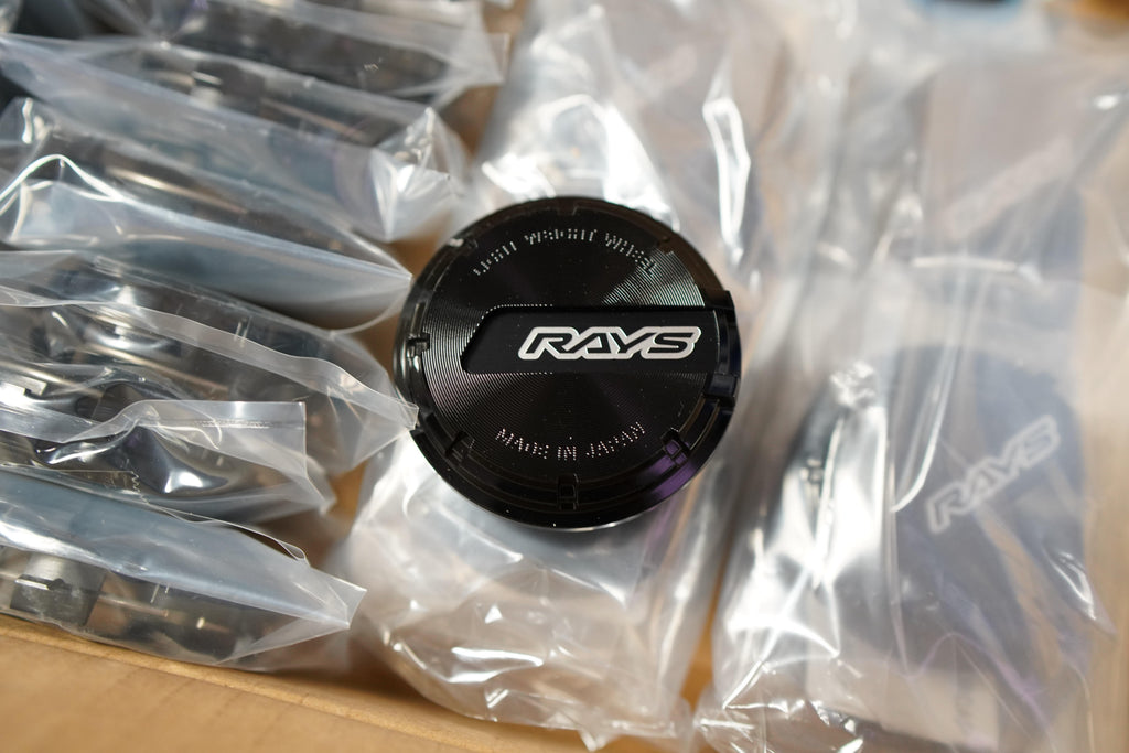 Gram Lights GL Centercaps - Black / Black Logo – System Motorsports