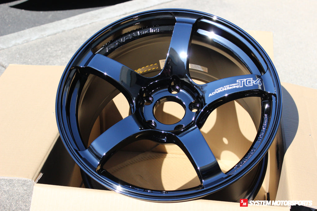 Advan TC-4 - 18x9.5 +45 5x114.3 - Black Chrome/SBC *Set of 4* – System ...