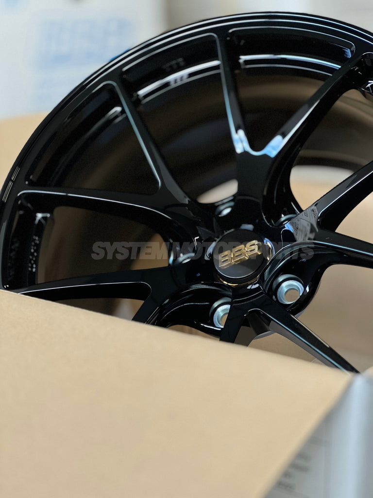 BBS RI-A - 18x9.5 / +23 / 5x120 - Gloss Black (E46 M3 Fitment) *Set of – System Motorsports