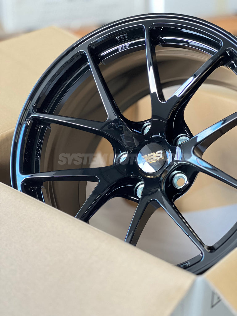 BBS RI-A - 18x9.5 / +23 / 5x120 - Gloss Black (E46 M3 Fitment) *Set of – System Motorsports