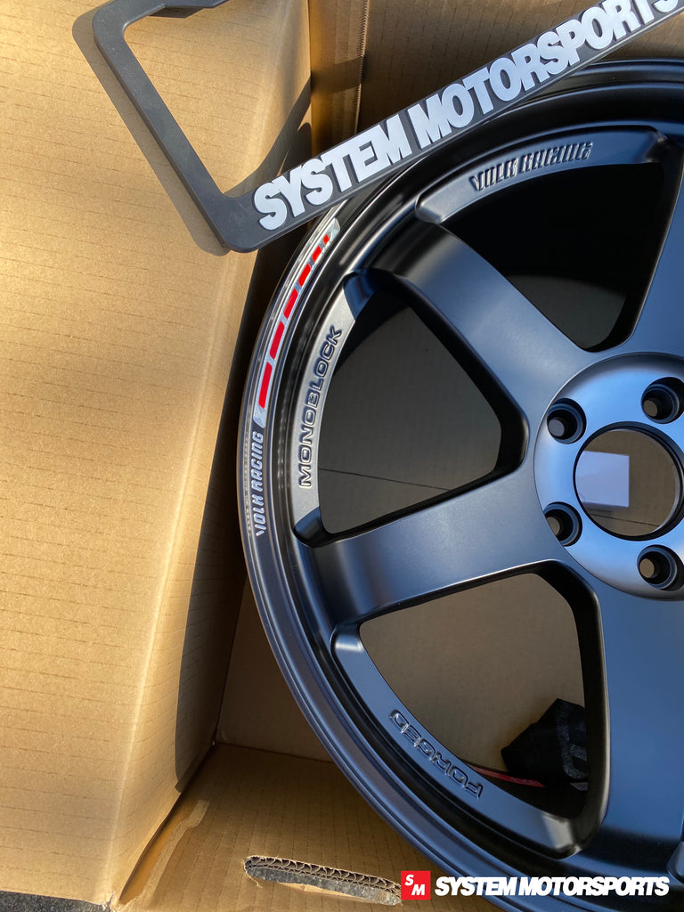 Volk Racing TE37SL Black Edition III - 18x11 / +17 / 5x114.3 - Pressed ...