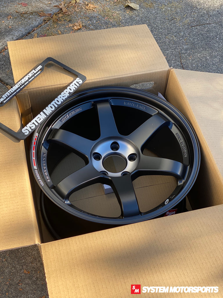 Volk Racing TE37SL Black Edition III - 18x11 / +17 / 5x114.3 - Pressed ...