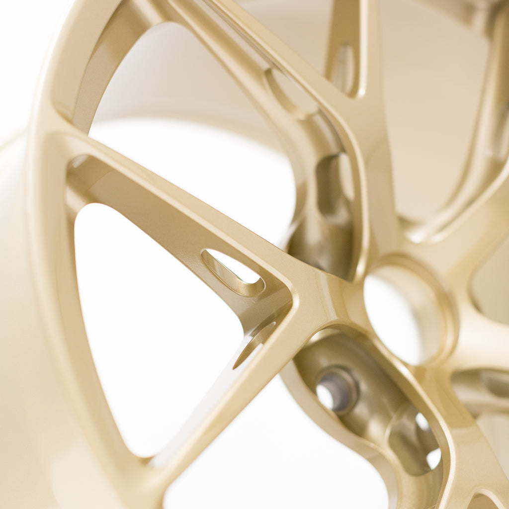 BBS FI-R - 19x9.5 +22 / 19x10.5 +35 / 5x120 Gold *Set of 4* – System Motorsports