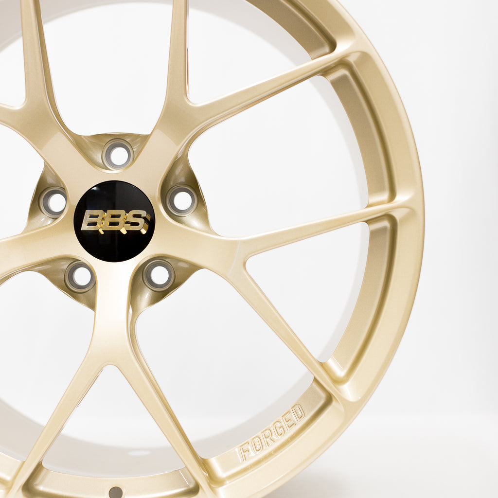 BBS FI-R - 19x9.5 +22 / 19x10.5 +35 / 5x120 Gold *Set of 4* – System Motorsports