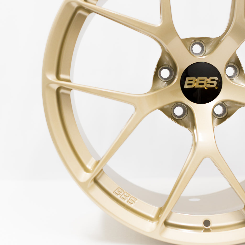 BBS FI-R - 19x9.5 +22 / 19x10.5 +35 / 5x120 Gold *Set of 4* – System Motorsports