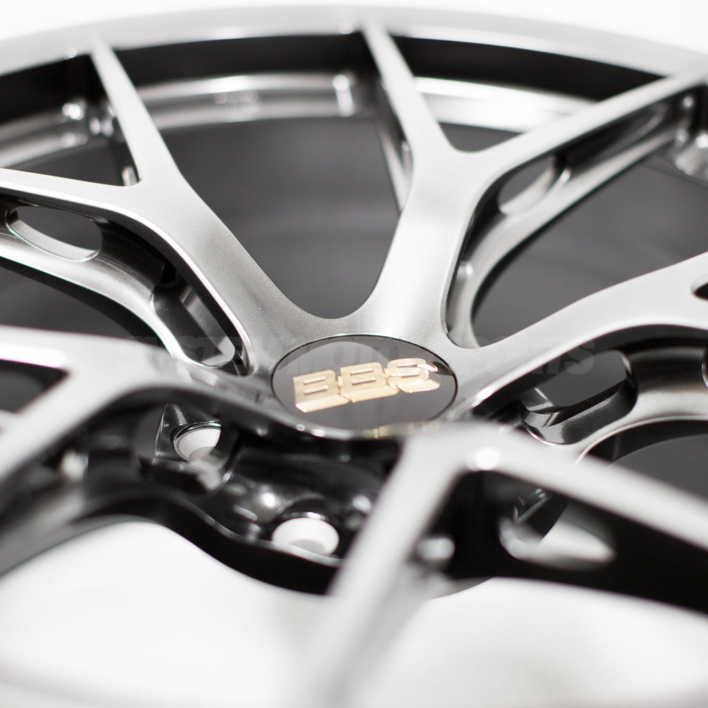 BBS FI-R - 19x9.5 +22 / 19x10.5 +35 / 5x120 Diamond Black *Set of 4* – System Motorsports