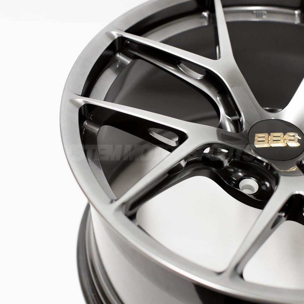 BBS FI-R - 19x9.5 +22 / 19x10.5 +35 / 5x120 Diamond Black *Set of 4* – System Motorsports